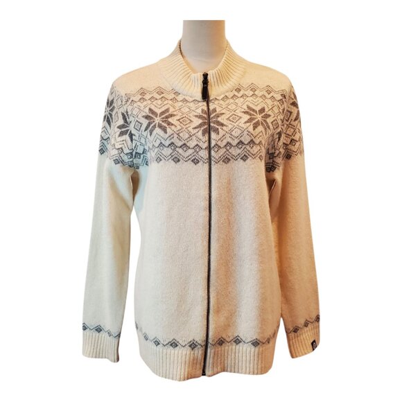 Icewear | Sweaters | Icewear Sz L Womens Ntt Woolangora Blend Zipped ...